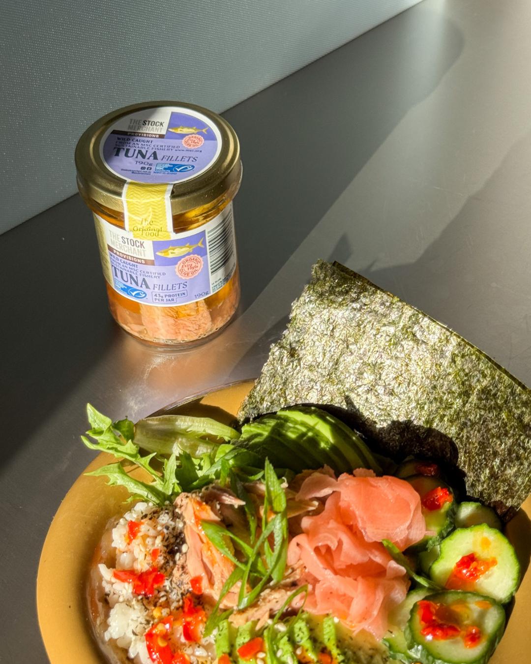 MSC Tuna in Organic EVOO 190g Jar – The Stock Merchant
