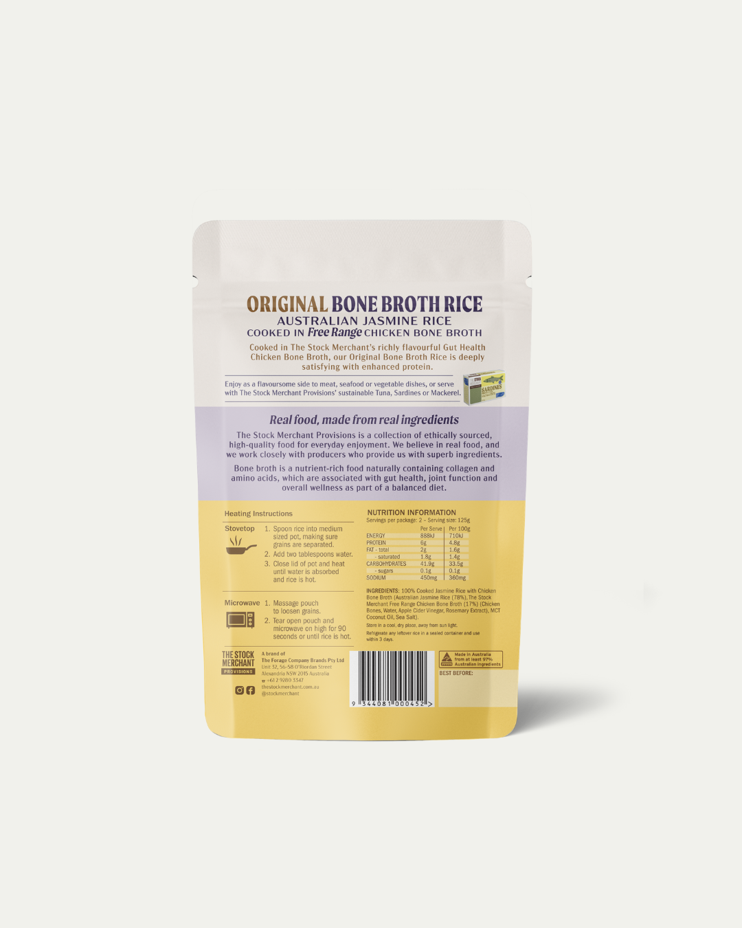 Free Gift - Original Bone Broth Rice – The Stock Merchant